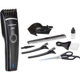 Grundig Haar- und Bartschneider MC 3342, mit Koffer, Schneidsatz hygienisch abwaschbar, schwarz|silberfarben
