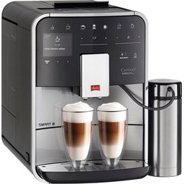 Melitta Kaffeevollautomat Barista TS Smart® F 86/0-100, Edelstahl, Hochwertige Front aus Edelstahl, 21 Kaffeerezepte & 8 Benutzerprofile, schwarz