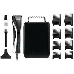 WAHL Haar- und Bartschneider 9697-1016, LCD-Display und abwaschbarer Schneidsatz, schwarz