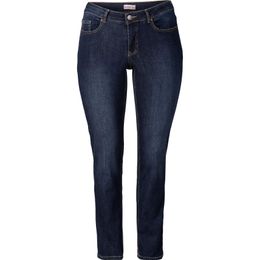 sheego Große Größen: Schmale Stretch-Jeans KIRA, dark blue Denim, Gr.112