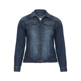 sheego Große Größen: Jeansjacke im klassischen Stil, blue Denim, Gr.56