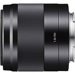 Sony SEL-50F18 E-Mount Standard Festbrennweite Objektiv, (E 50mm F1.8, OSS, APS-C), schwarz