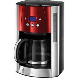 Russell Hobbs Filterkaffeemaschine Luna Solar Red 23240-56, 1x4, rot|schwarz