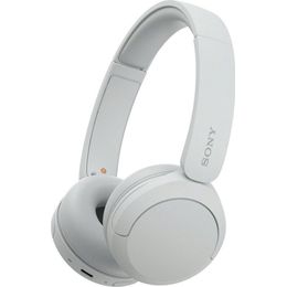 Sony WHCH520 On-Ear-Kopfhörer (Freisprechfunktion, Rauschunterdrückung, Google Assistant, Siri, Bluetooth, 50 Std. Akkulaufzeit), weiß