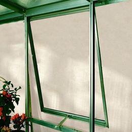Seitenfenster v für Gewächshäuser smaragd grün esg - Vitavia