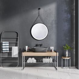 Spiegel Schminkspiegel mit Beleuchtung Badezimmer Indirekte Beleuchtung Rund (Ø50cm), Typ 5 - Paco Home
