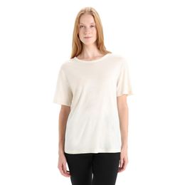 Icebreaker Merino Granary T-Shirt - Frau - Chalk - Größe M