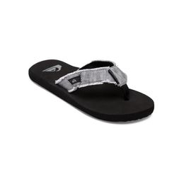 Quiksilver Sandale »Monkey Abyss« Black 2 7(40) 7(40) Baumwoll-Canvas-Band mit Waschung und...