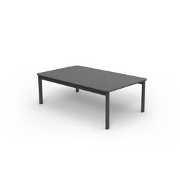 solpuri Caro Lounge Tisch Cement anthracite/Anthracite Keramik/Aluminium