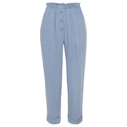 Lascana Pleat-Front Pants female Blue size 46