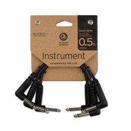D'Addario Daddario Audio-Kabel, PW-CGTP-305 Patchkabel 0,15 m - Mono Patchkabel