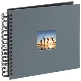 Hama Fotoalbum Fine Art, 28 x 24 cm, 50 Seiten, Photoalbum Foto Grau