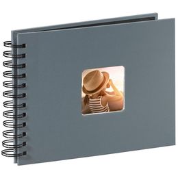 Hama Fotoalbum Fine Art, 24 x 17 cm, 50 Seiten, Photoalbum Grau