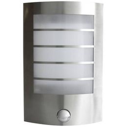 ECO-Light SLIM ST5001-PIR LED-Außenwandleuchte mit Bewegungsmelder LED LED 8.00 W Edelstahl