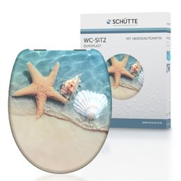 Schütte Schütte WC Sitz BEACH, Duroplast Toilettendeckel mit Absenkautomatik Motiv