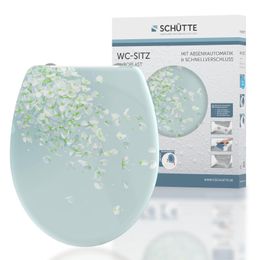 Sch&uuml;tte Sch&uuml;tte Duroplast WC Sitz FLOWER IN THE WIND, mit Absenkautomatik & Schnellverschluss