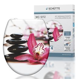 Sch&uuml;tte Sch&uuml;tte Duroplast WC Sitz WELLYNESS, mit Absenkautomatik und Schnellverschluss