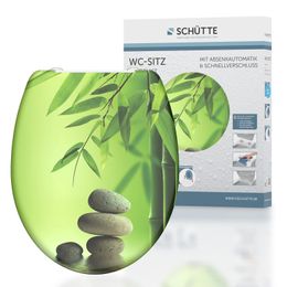 Sch&uuml;tte Sch&uuml;tte Duroplast WC Sitz GREEN GARDEN, mit Absenkautomatik und Schnellverschluss