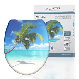 Sch&uuml;tte Sch&uuml;tte Duroplast WC Sitz CARRIBEAN, mit Absenkautomatik und Schnellverschluss