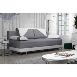 Sofa zotan Couch ausziehbar mit Bettkasten Schlafsofa IN94+CY1115/20 - Furnix