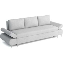 Sofa astino Couch ausziehbar mit Bettkasten Schlafsofa AV1 - Furnix