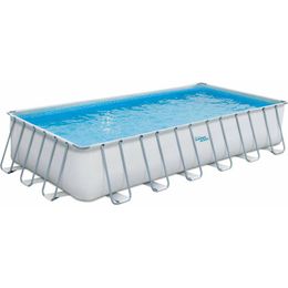 POLYGROUP - Summer Waves Elite Rechteck Frame Pool Set in verschiedenen Größen 732 x 366 x 132 cm