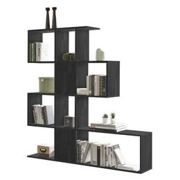 Miliboo Skandinavisches Bücherregal Raumtrenner Schwarz H147 cm como - Schwarz