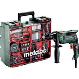 Metabo SBE 650 Mobile 1-Gang-Schlagbohrmaschine 650 W mit Zubehör, inkl. Koffer