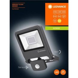 LEDVANCE ENDURA® FLOOD Sensor Warm White L 4058075239548 LED-Außenstrahler mit Bewegungsmelder 30 W Warmweiß