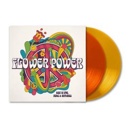 Polystar Flower Power - Best Of Love, Peace And Happiness (2 LPs) (Vinyl) - Various. (LP)