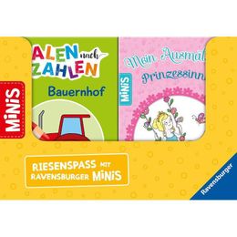 RAVENSBURGER VERLAG Verkaufs-Kassette "Ravensburger Minis 9 - Mein bunter Ausmalspaß", Taschenbuch