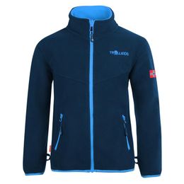 Trollkids - Fleecejacke OPPDAL KIDS XT in navy/medium blue, Gr.104