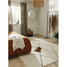 benuta Pure Wollteppich Berber Cream 80x150 cm