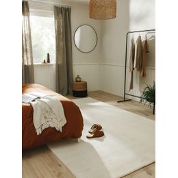 benuta Pure Wollteppich Berber Cream 80x150 cm