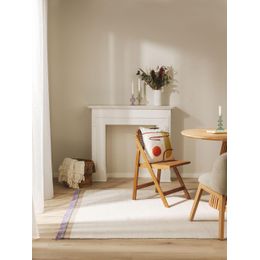 benuta Pop Wollteppich Karla Lila 80x120 cm - Naturfaserteppich aus Wolle