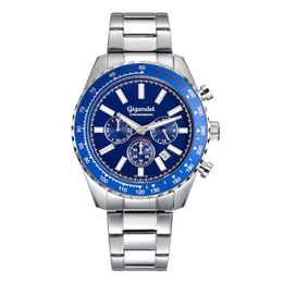Gigandet Chronograph Race King, Mineralglas, Chronograph, Datumsanzeige, 24-Std. Anzeige, Tachymeter