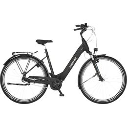 Fischer Cita 2.2I Citybike (Laufradgröße: 28 Zoll, Rahmenhöhe: 50 cm, Damen-Rad, 522 Wh, Schwarz matt)