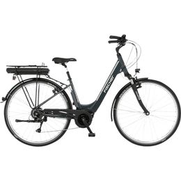 Fischer Cita 1.5 Citybike (Laufradgröße: 28 Zoll, Rahmenhöhe: 44 cm, Damen-Rad, 418 Wh, Granitgrau)