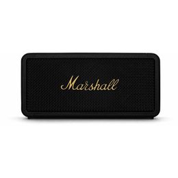 Marshall Middleton Bluetooth Lautsprecher, Black & Brass, Wasserfest