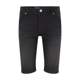 Tom Tailor Herren Josh Regular Slim Shorts, schwarz, Gr. 40