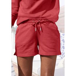 H.I.S. H.I.S Sweatshorts rot Gr. 32/34 für Damen. Nachhaltig.