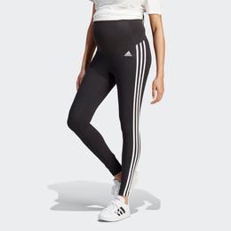 adidas Sportswear Große Größen: Leggings, schwarz-weiß, Gr.L