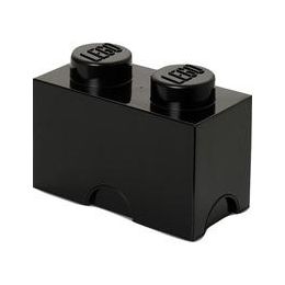 LEGO Storage Brick 2 schwarz, Aufbewahrungsbox Typ: Kiste Geeignet für: Spielzeug Material: Polypropylen