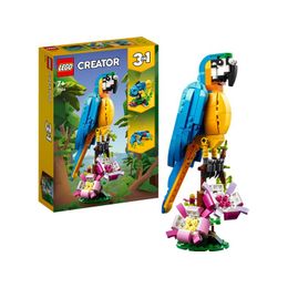 Lego Creator 31136 Exotischer Papagei Bausatz, Mehrfarbig