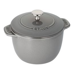 Staub La Cocotte Reis-Cocotte 16 cm, rund, Graphit-Grau, Gusseisen