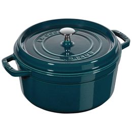 Staub La Cocotte 26 cm, rund, La-Mer, Gusseisen