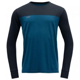 DEVOLD - Norang Shirt - Merinolongsleeve Gr L blau