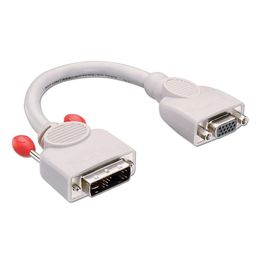 Lindy 41222 DVI-I-Adapter DVI-A Stecker an VGA Kupplung - DVI Monitoradapter DVI-I/A