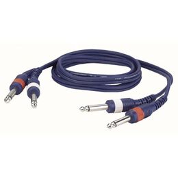 DAP-Audio 2 Mono Jack to 2 Mono Jack 150cm