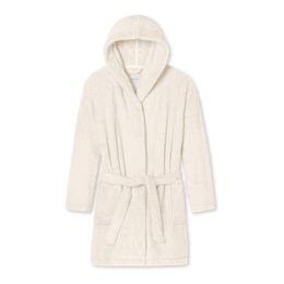 Schiesser Damen Bademantel Teddy Fleece